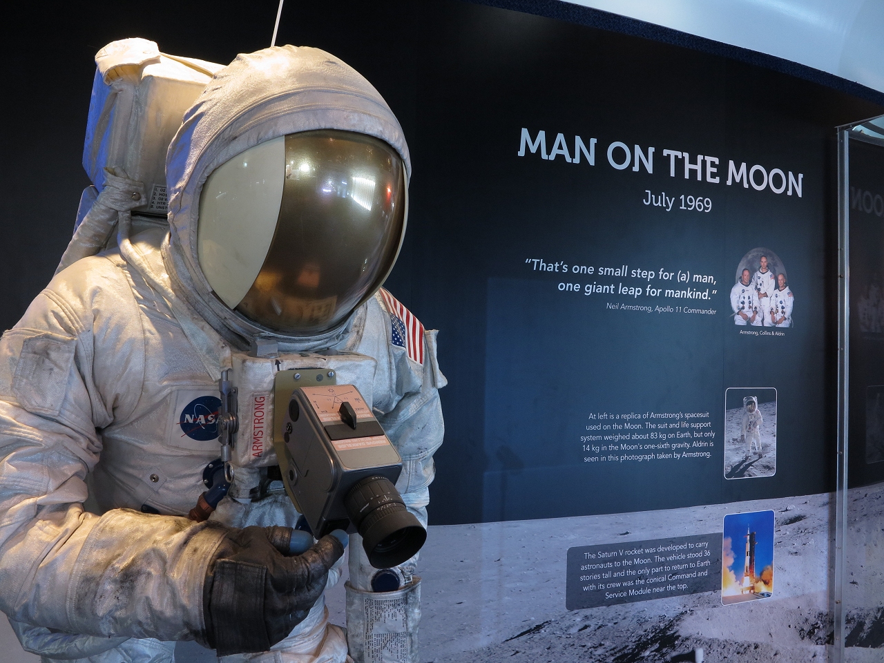 Apollo 11 Display at Brisbane Planetarium | Australasian Planetarium ...